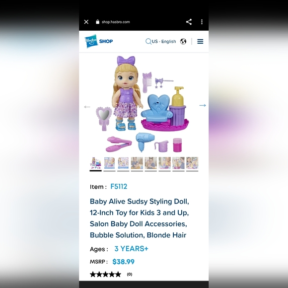 Toys | Baby Alive Sudsy Styling | Poshmark